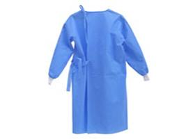 China Medical SMS Disposable Surgeon Gown Tie On Style Against Liquid Eco Friendly for sale