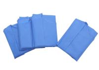 China Impervious Disposable Surgical Gown Fluid Proof Knitted Cuff Sleeve Standard for sale
