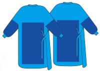 China Reinforced Disposable Hospital Gowns , Anti Static Disposable Examination Gowns for sale