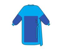 China Reinforced Disposable Medical Gowns , Sterile Protective Gown Non - Allergenic for sale