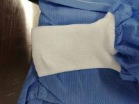 China Sterile Disposable Medical Gowns , Patient Surgical Gowns Blue / Green Color for sale