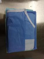 China Knitted Cuff Disposable Surgery Gowns , Patient Exam Gowns Long Sleeves for sale