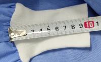 China Knitted Cuff Disposable Surgery Gowns , Patient Exam Gowns Long Sleeves for sale