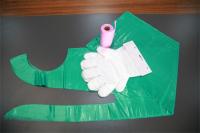 China Embossed Disposable Plastic Gloves For Medical Checking / Food Handling for sale