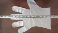China HDPE Clear Plastic Disposable Gloves Food Safe Waterproof With Smooth Surface for sale