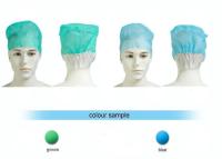 China Protective Disposable Head Cap and Mask , Bouffant Scrub Hats With Elastic for sale