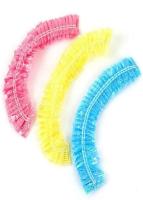 China Colorful Disposable Head Cap Disposable Plastic Shower Caps Waterproof Single Use for sale