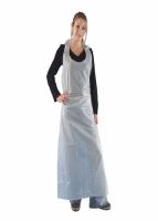 China Dirt - Proof Disposable Polyethylene Aprons White Roll Packed Pharmaceutical Use for sale