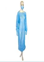 China Unisex Disposable Plastic Aprons Long Sleeves Biodegradable Comfortable Fit for sale