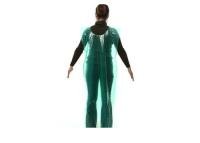 China Biodegradable Disposable Plastic Throw Away Aprons For House Cleaning / Medical for sale