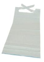 China Professional Disposable Plastic Aprons / Disposable Patient Bibs Non Irritating for sale