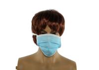 China Surgical Use Sterile	Disposable Medical Mask With Straps Eco Friendly Blue Color for sale
