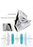 China 4 Ply Disposable Medical Mask / Disposable Carbon Filter Face Mask Non - Irritating for sale