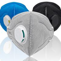 China Earloop Foldable FFP2 Mask Easy Breath Activated Carbon Respirator Mask for sale