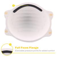 China Disposable Cup FFP2 Mask , Construction Safety Mask With  Adjustable Aluminum Nose Clip for sale