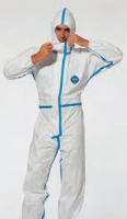 China Type 4 5 6 Disposable SF Coverall Hot Sealing With Tape for sale