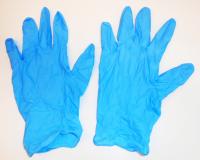 China Blue Dispsoable Examination Nitrile Glove Powder Free 12 Inch For Medical Use for sale