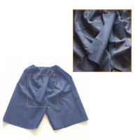China Nonwoven 45g Disposable Medical Gowns Dark Blue Disposable Colonoscopy Pants for sale