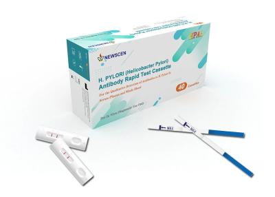 China 5 Minutes Home 100ul Plasma H Pylori Diagnostic Test Kits FDA CE Approved for sale