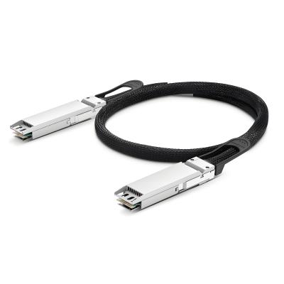 China Compatible Twin-port 1.6T 2x800Gb/s OSFP Close Top InfiniBand XDR Passive Direct Attach Active Copper Twinax Cable for sale