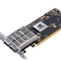 China HPC/AI 400Gbps Adapter Card ConnectX-7 MCX755106AC-HEAT with Hardware Crypto Dual Port Smart NIC Network Card for sale