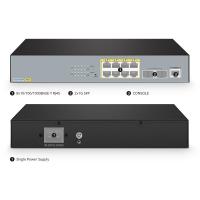 China Comelink 8-Port Gigabit Ethernet L2+ PoE+ Switch, 8 x PoE+ Ports 130W, with 2 x 1Gb SFP, Fanless for sale