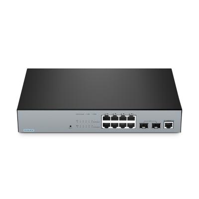 China Comelink 8-Port Gigabit Ethernet L2+ Compact Switch, 8 x Gigabit RJ45, with 2 x 1Gb SFP Uplinks, Fanless for sale