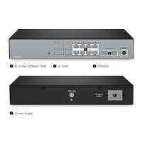 China Comelink 8-Port Gigabit Ethernet L2+ Compact Switch, 8 x Gigabit RJ45, with 2 x 1Gb SFP Uplinks, Fanless for sale