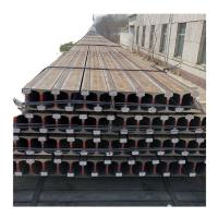 China Heavy Railway Steel Rail Track 37-75 kg per meter U71Mn Grade for High Speed Railway for sale