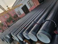 China DIN 30670 3LPE Coated Seamless Carbon Steel Pipe Yellow Jacket 38mm-1620mm OD for sale