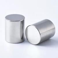 China N52 Neodymium Cylindrical Magnets Rare Earth NdFeB Permanent Magnet 80°C Max for sale