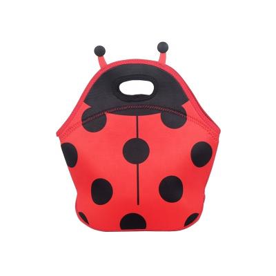 China Waterproof Kids Sublimation Lunch Bag SBR Diving Fabrics Kids Picnic Bag Fashionable for sale