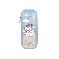China SuperCute EVA Translucent Custom Pen Case Cartoon Kawaii Pencil Case Bag For Kids for sale