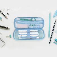 China SuperCute EVA Translucent Custom Pen Case Cartoon Kawaii Pencil Case Bag For Kids for sale