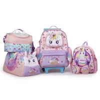 China Customizable Children 4 In 1 Custom School Backpack Set Lunch Bag Sports Bag For Student for sale