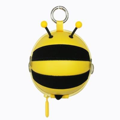 China Supercute Customizable Zipper Wallet 3D Eva Bee Mini Coin Purse Keychain for sale