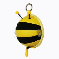 China Supercute Customizable Zipper Wallet 3D Eva Bee Mini Coin Purse Keychain for sale
