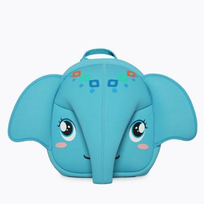 China Supercute Elephant Backpack Custom Backpack Neoprene Material Cartoon Design for sale