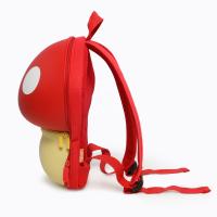 China Supercute Personalized Toddler Backpack Baby Kids Mushroom Backpack With Zipper for sale