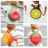 China OEM Kawaii Personalized Preschool Backpack With Cartoon Pattern Hand Shell Fruit for sale