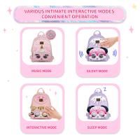 China Supercute Custom Blinking Backpack Kids School Backpack Bag 6color Voice Control for sale