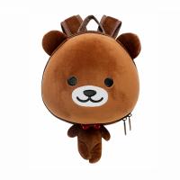 China Supercute Custom 3D Plush Kids Animal Backpack Personalised Toddler School Bags for sale