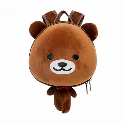 China Supercute Custom 3D Plush Kids Animal Backpack Personalised Toddler School Bags for sale