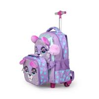 China Supercute 3 In 1 School Backpack Set Lunch Bag Pencil Bag Custom Backpack For Students for sale