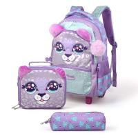China Supercute 3 In 1 School Backpack Set Lunch Bag Pencil Bag Custom Backpack For Students for sale