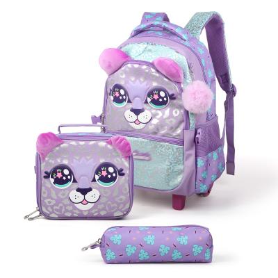China Supercute 3 In 1 School Backpack Set Lunch Bag Pencil Bag Custom Backpack For Students for sale