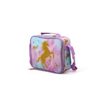 China Supercute Unicorn 3 In 1 Custom Backpack School Backpack Set Lunch Bag Pencil Bag for sale