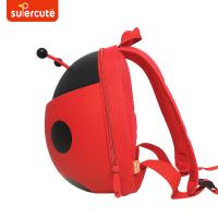 China Supercute 3d Hard Shell Ladybug Eva Backpack Kids School Bags Backpack Bag for sale
