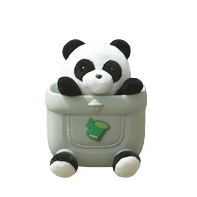 China Custom Panda School Backpack Gift Kawaii Bag Plush Toy Backpack For Kids for sale