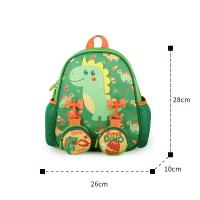 China Custom Mini Dinosaur Book Bag Polyester Fiber Kindergarten School Bag Kids Backpack for sale